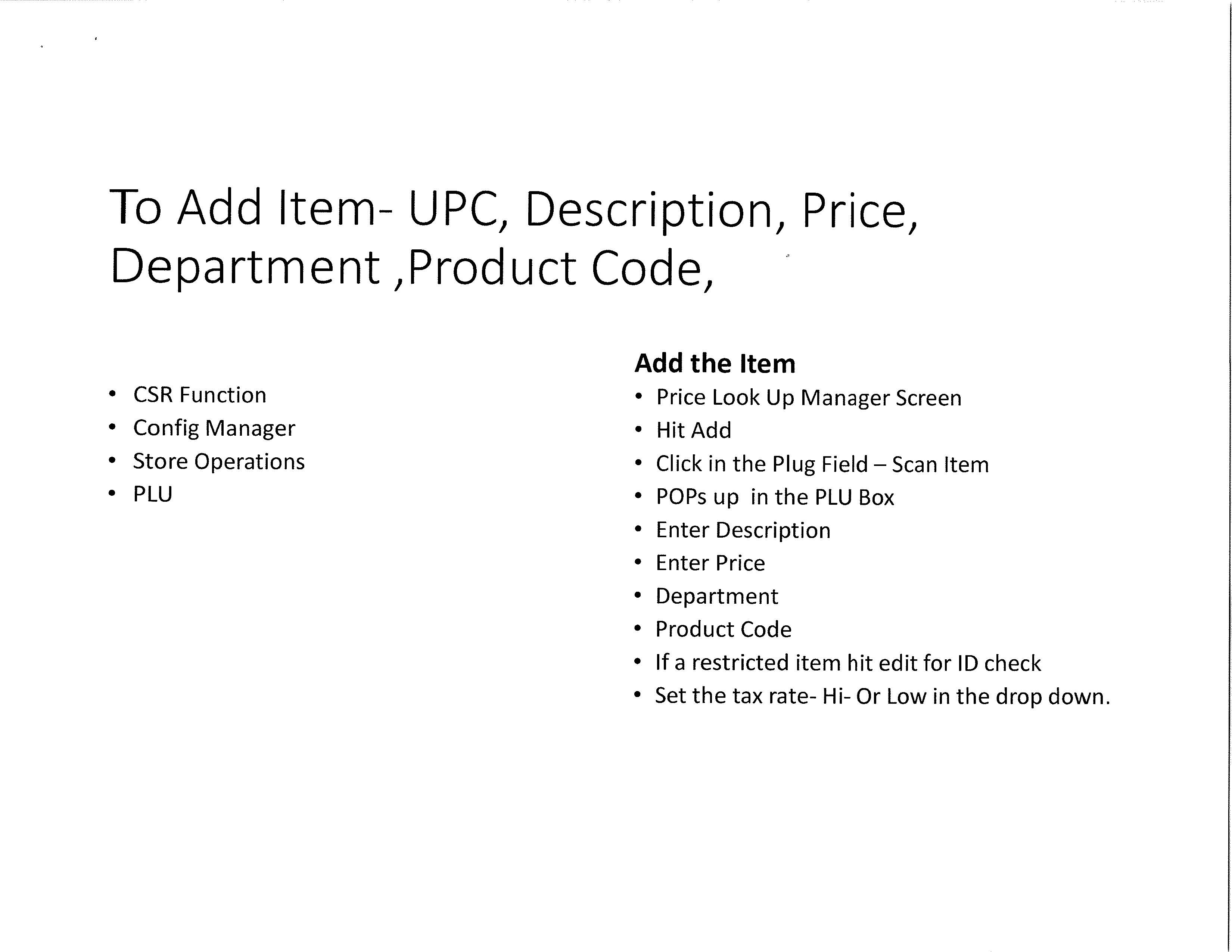 QR Code Look-Up and Loading – Clark Brands